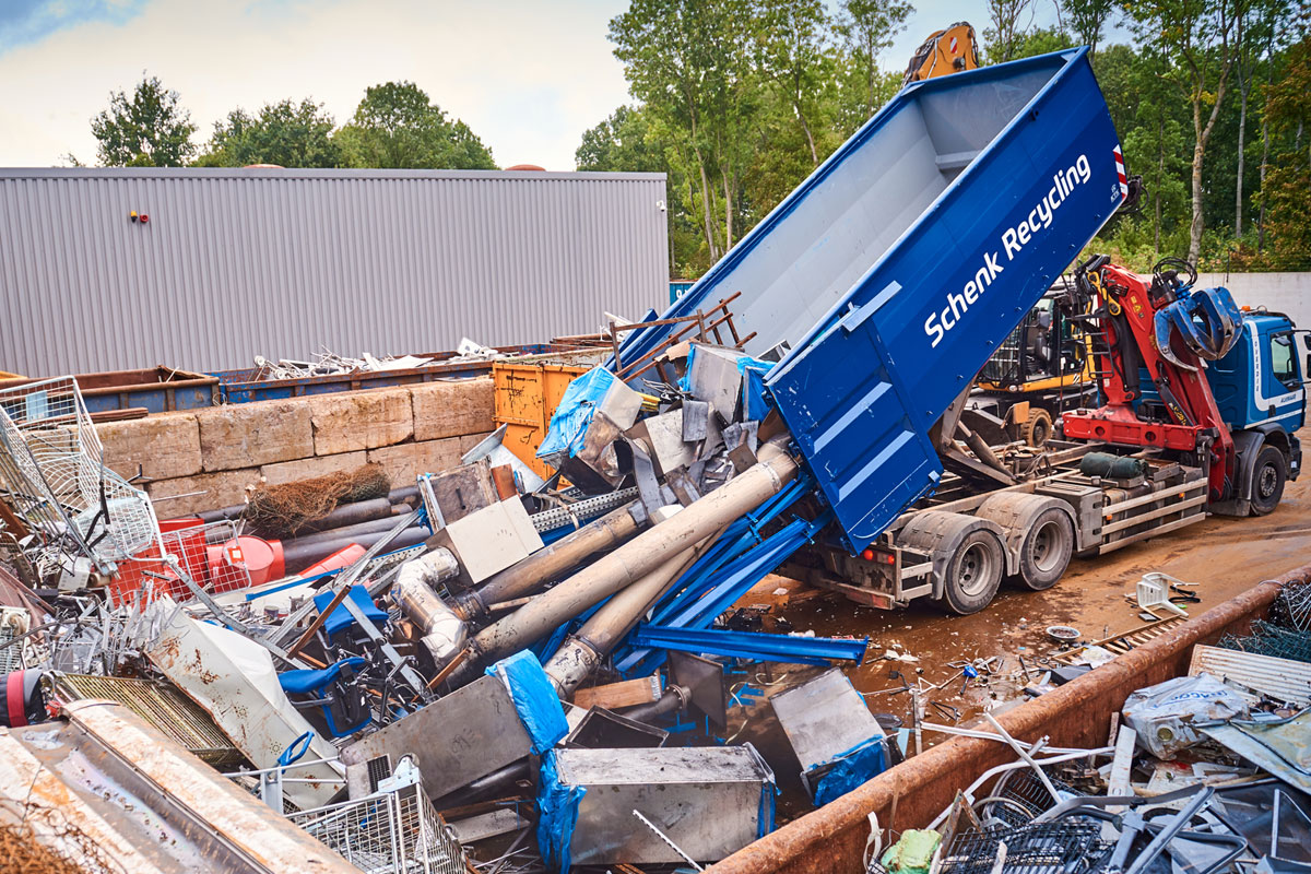 Schroot inleveren | Schenk Recycling | Afvalverwerking